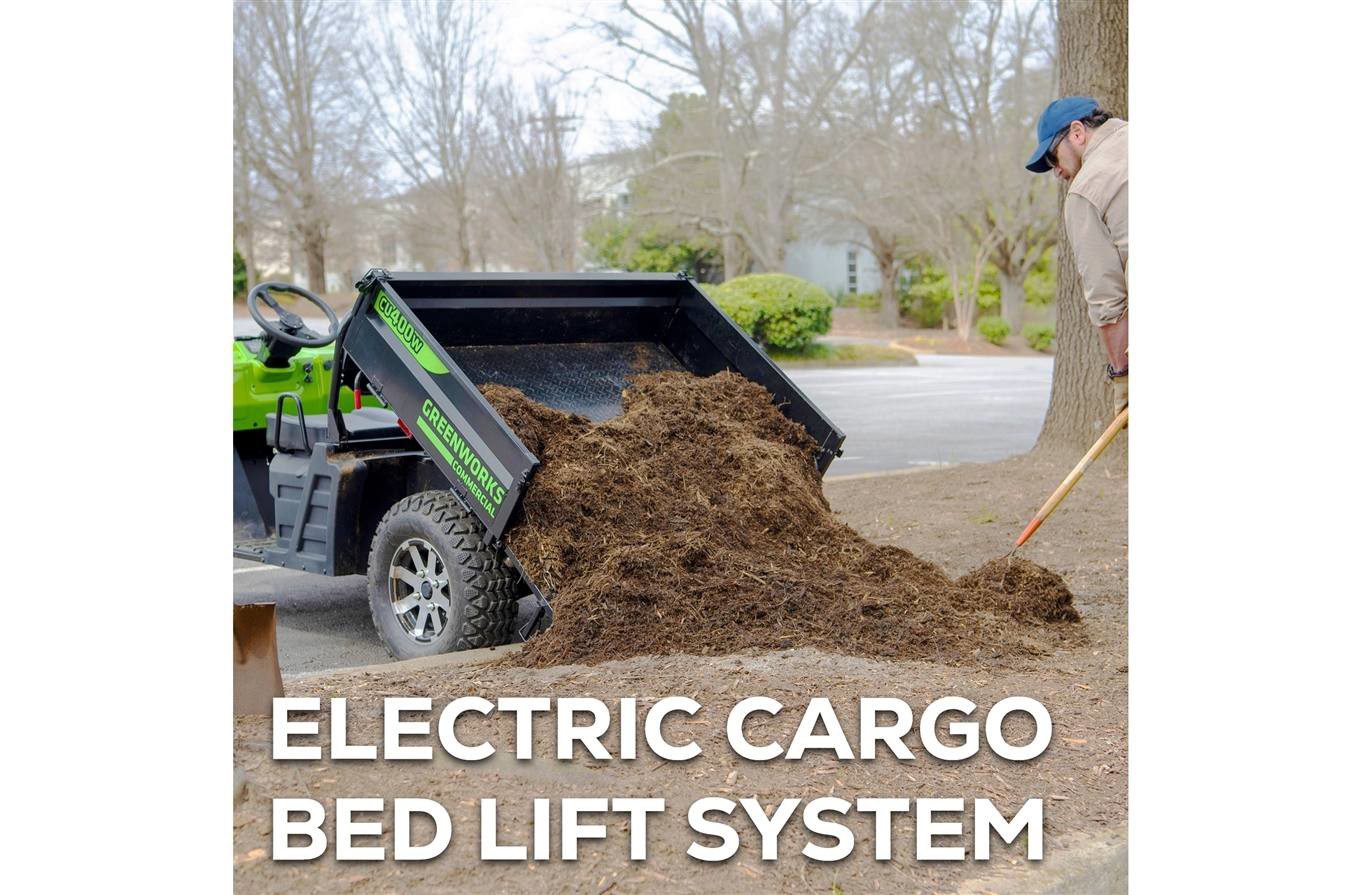 GreenWorks 82V Commercial Work Utility Vehicle (CU400W) – Weirsdale Mower