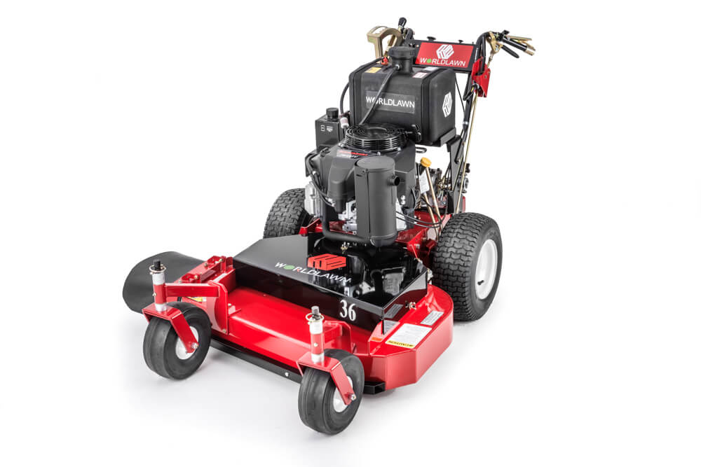 Worldlawn 36″ Hydro-Driven Floating Deck Walk Behind Mower ...